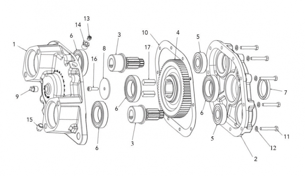 New Leader 37985 Gear Case