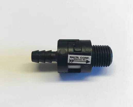 LandMark Liquid Check Valve 1/4 in. HB X 1/4 in. MPT