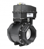 KZ Valve 84 Series 3/4in Bronze Ball Valve 3.0 Second Regulating Actuator