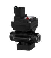 KZ Valve 84 Series 3/4in Bronze Ball Valve 3.0 Second Regulating Actuator